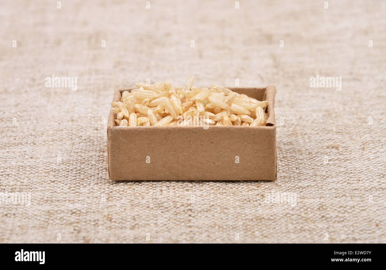 Brown rice packet hi-res stock photography and images - Alamy