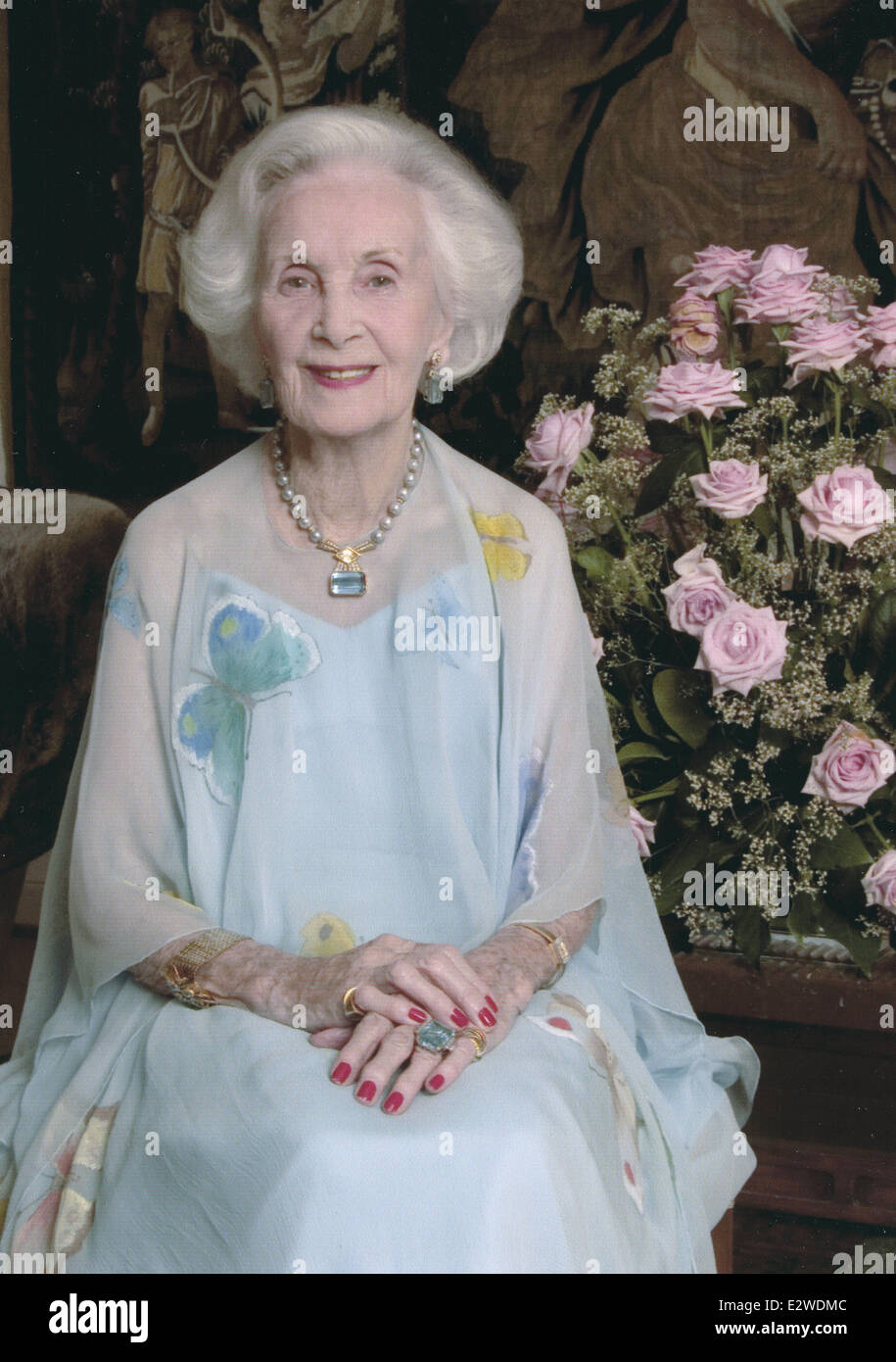 Princess Lillian of Sweden at a portait sitting Featuring: Princess ...