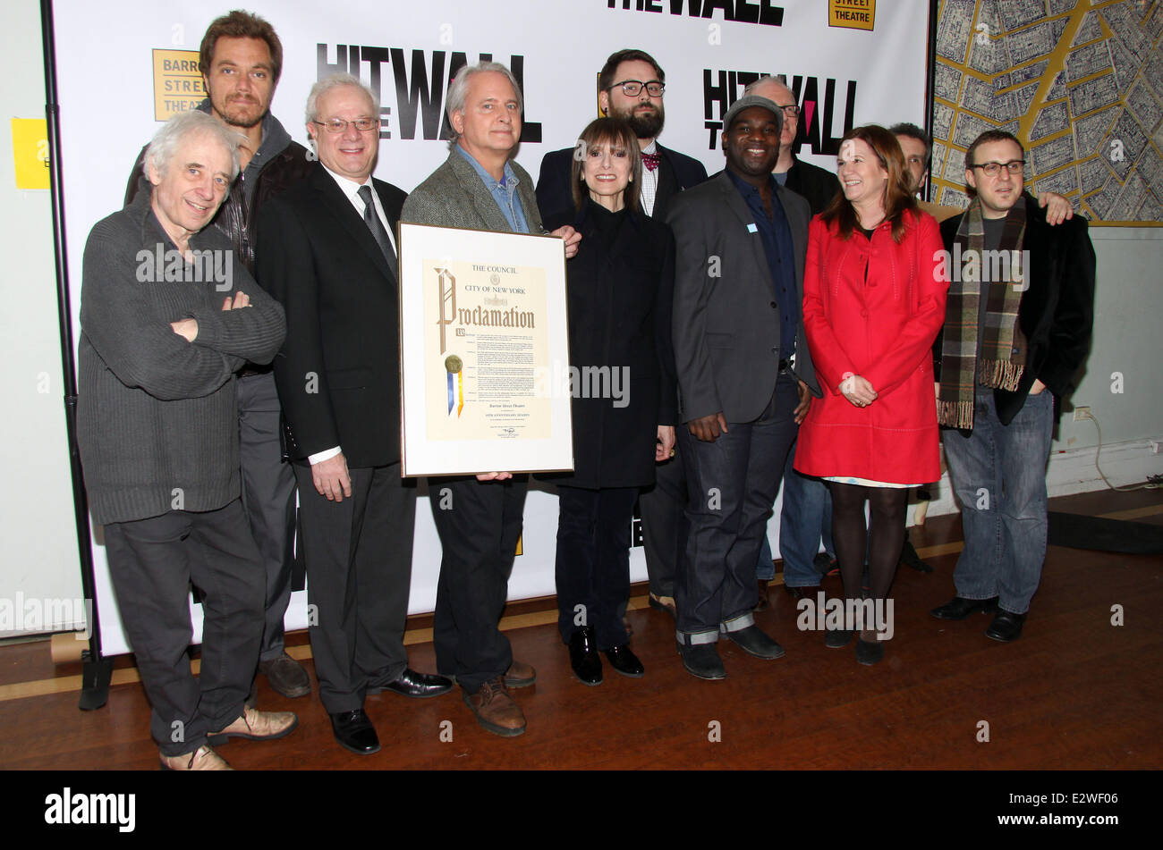 The premiere of 'Hit The Wall', held at the Barrow Street Theatre ...