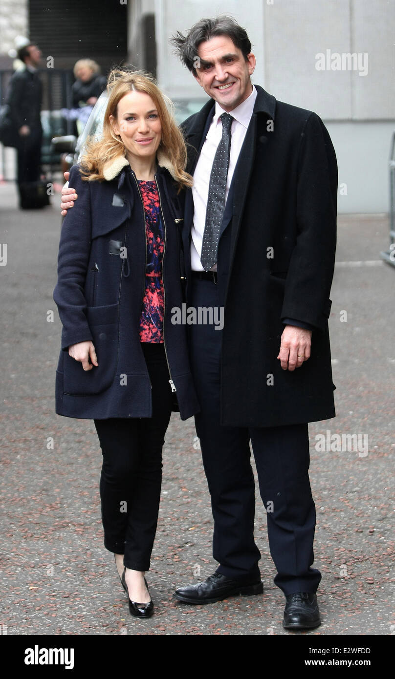 Celebrities outside the ITV studios Featuring: Stephen McGann,Laura ...