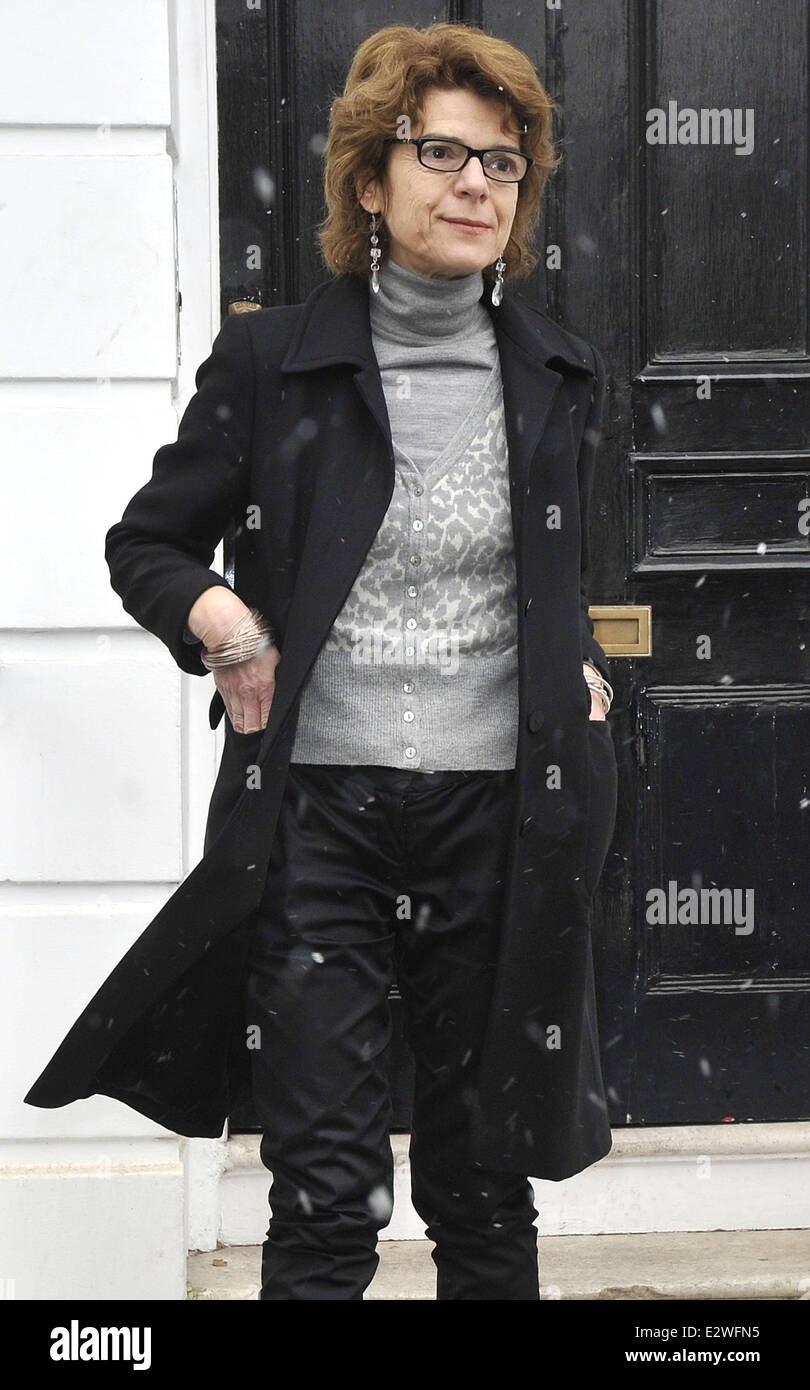 Vicky pryce leaves southwark crown court in london hi-res stock ...