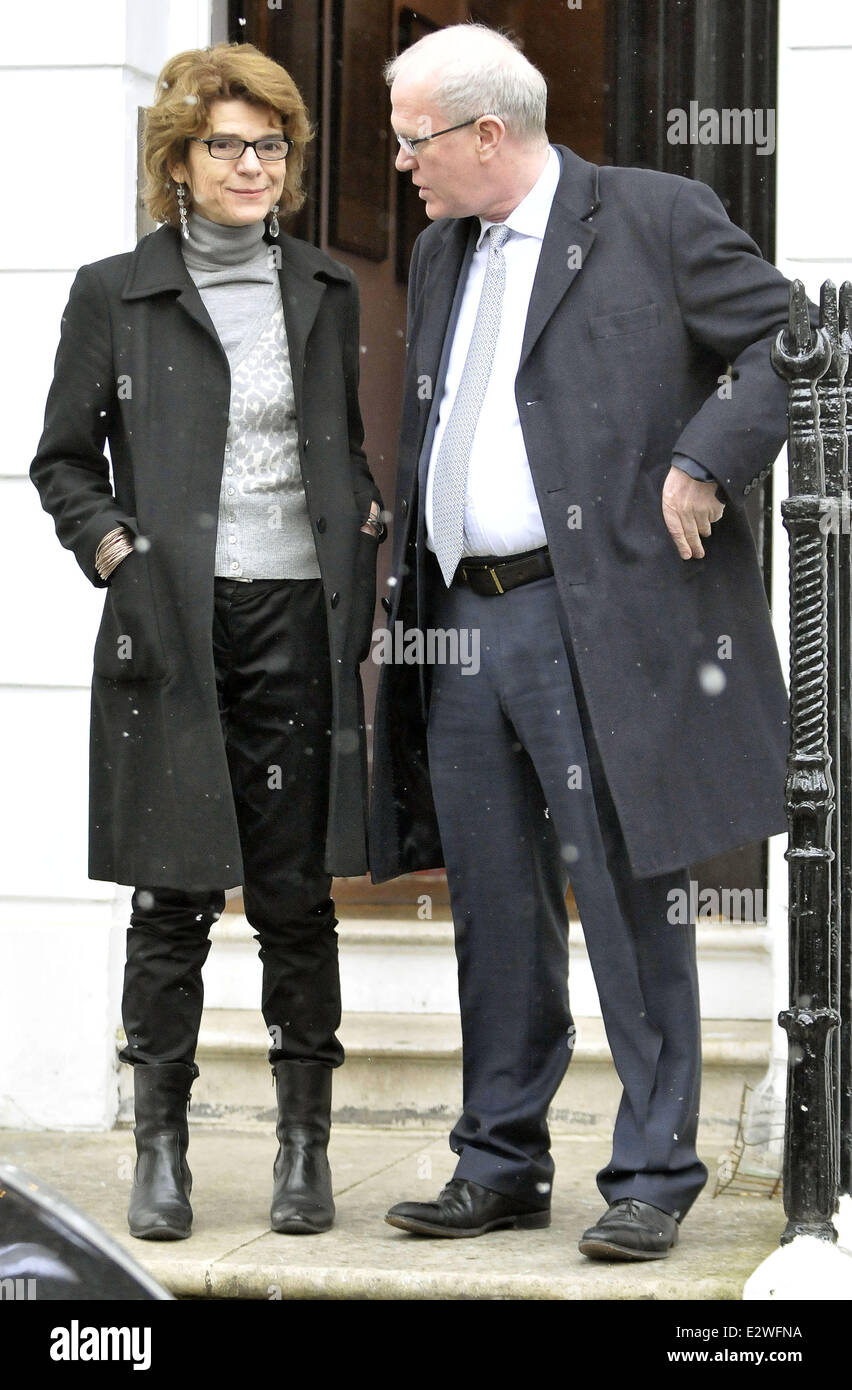 Vicky Pryce leaves her London home to head to Southwark crown court to ...