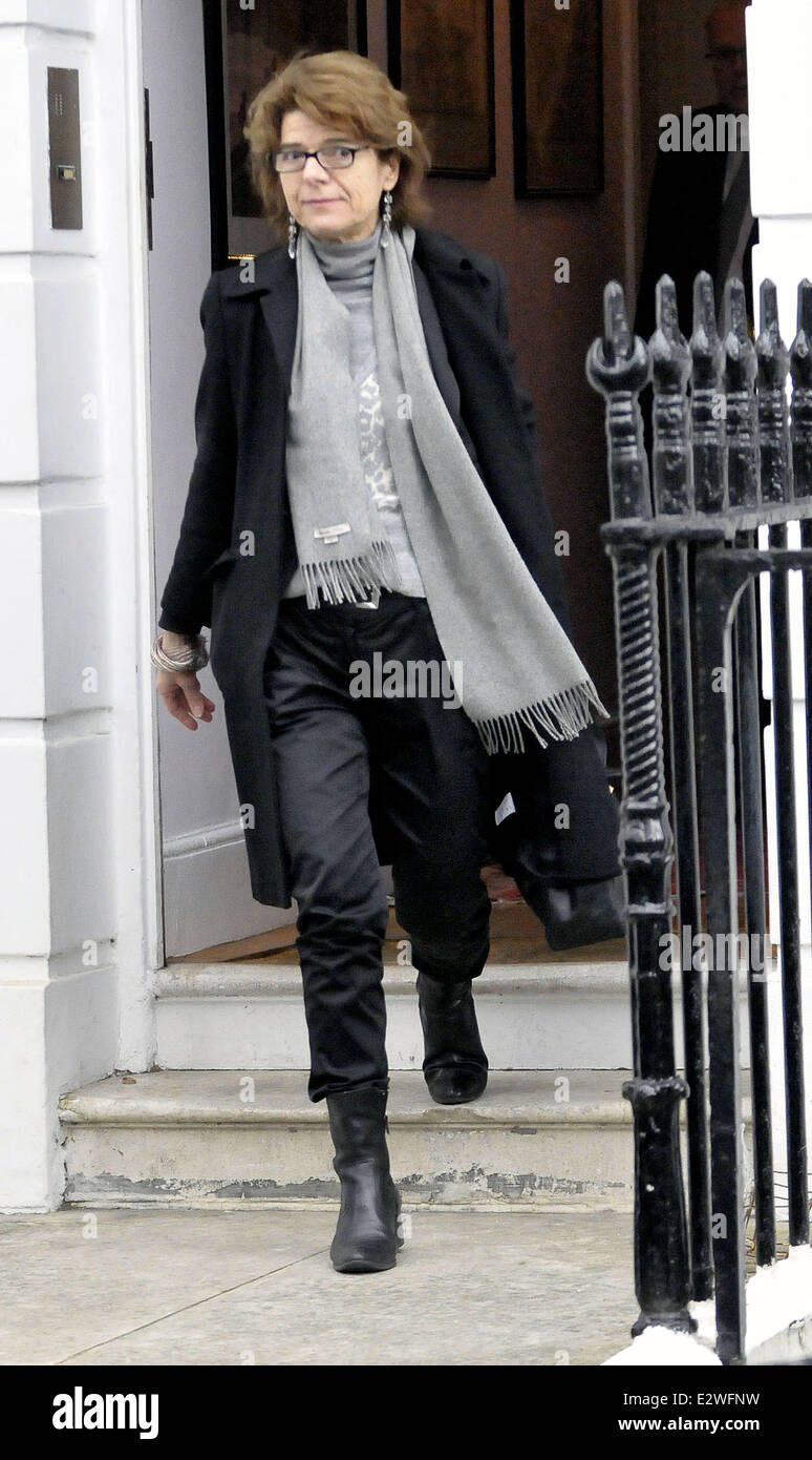 Vicky Pryce leaves her London home to head to Southwark crown court to ...