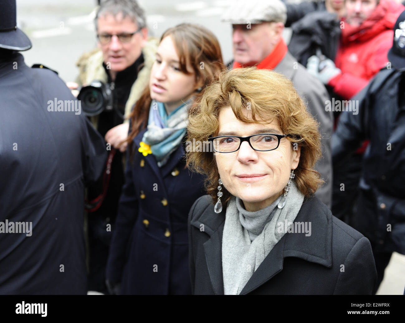 Vicky Pryce arrives at Southwark crown court to be sentenced alongside ...