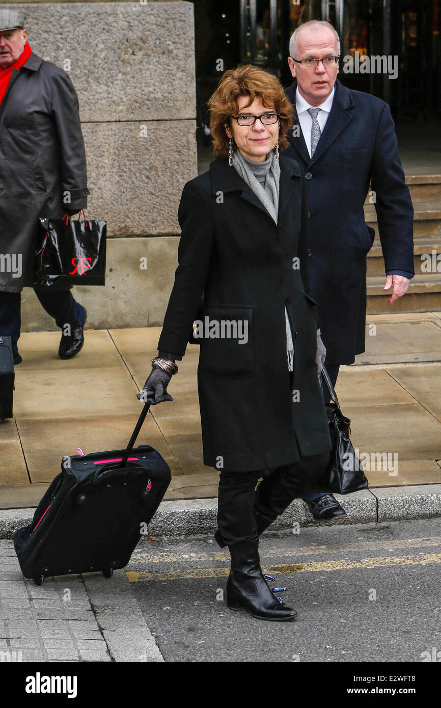 Vicky Pryce arrives at Southwark crown court to be sentenced alongside ...