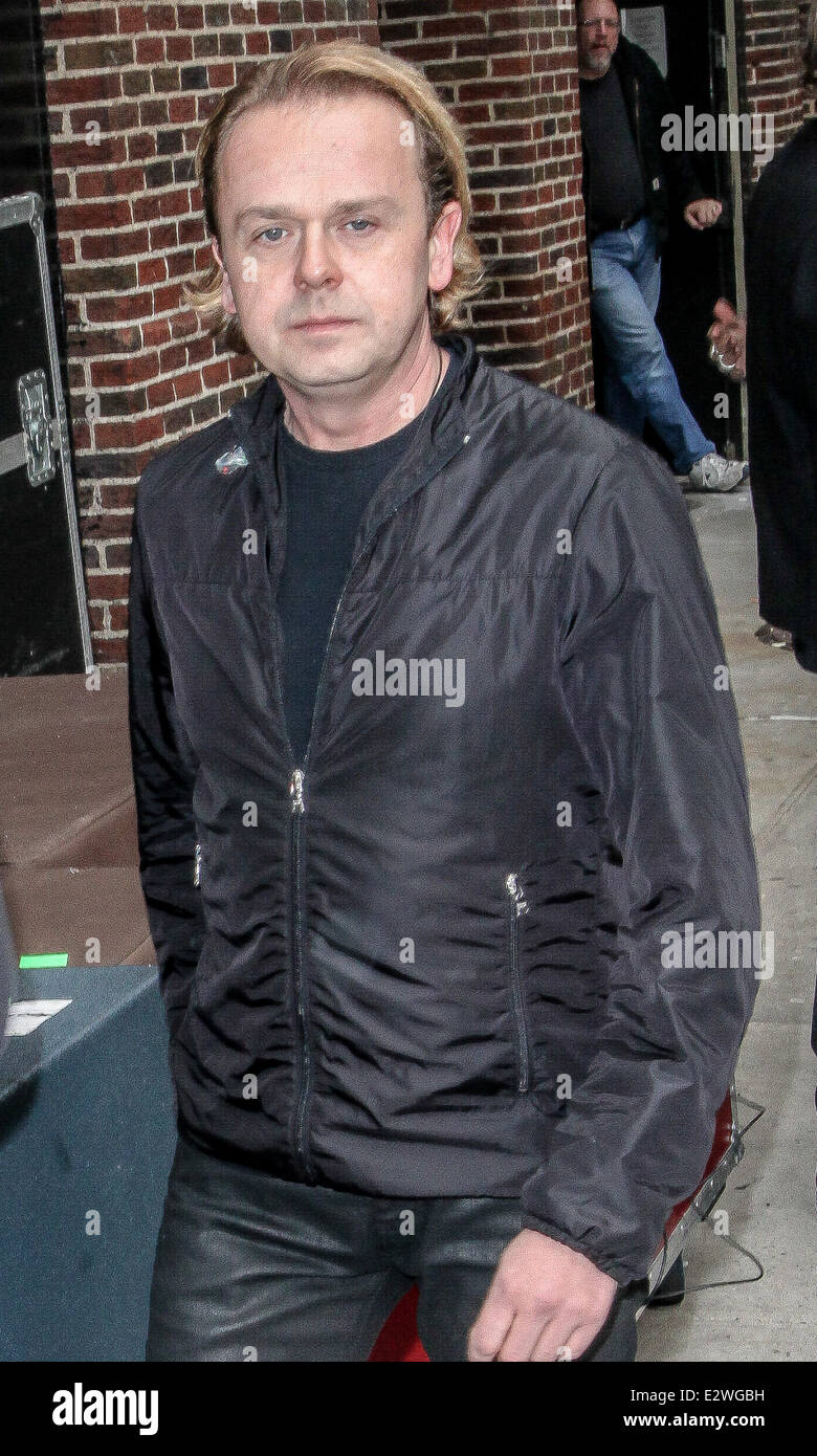 Depeche Mode at the Ed Sullivan Theater for the 'Late Show With David ...