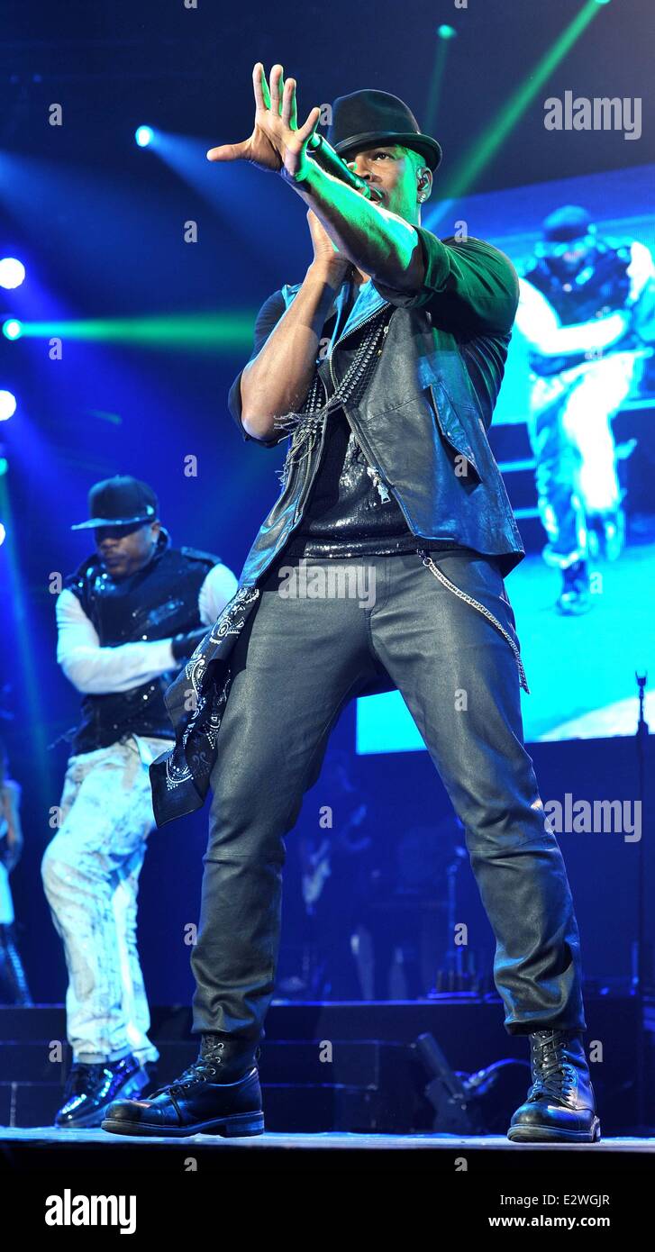 Ne-Yo performing on his R.E.D Tour at the O2 Arena Featuring: Ne-Yo ...