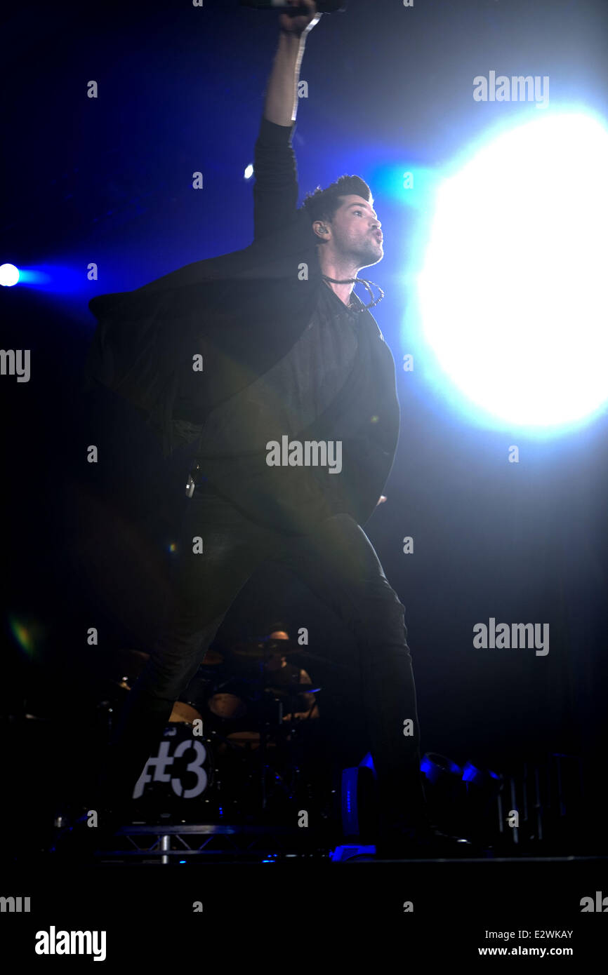 The Script playing a headline gig at the SECC in Glasgow Featuring: The ...