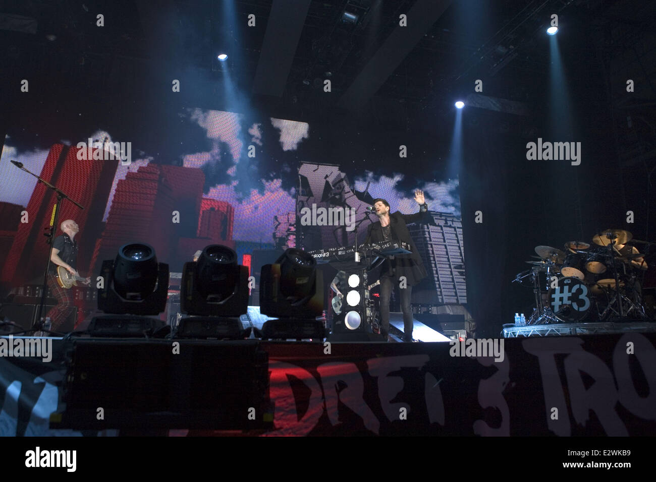 The Script playing a headline gig at the SECC in Glasgow Featuring: The ...