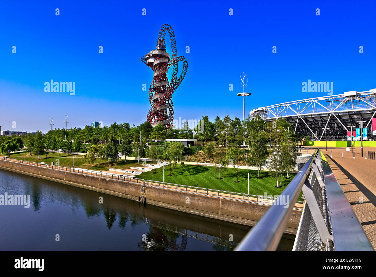 Queen Elizabeth II Olympic Park, in London, United Kingdom, is a ...