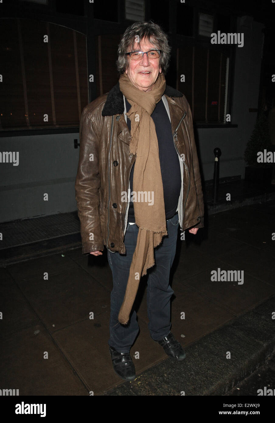 Welsh author and former drug smuggler, Howard Marks leaves the Groucho ...