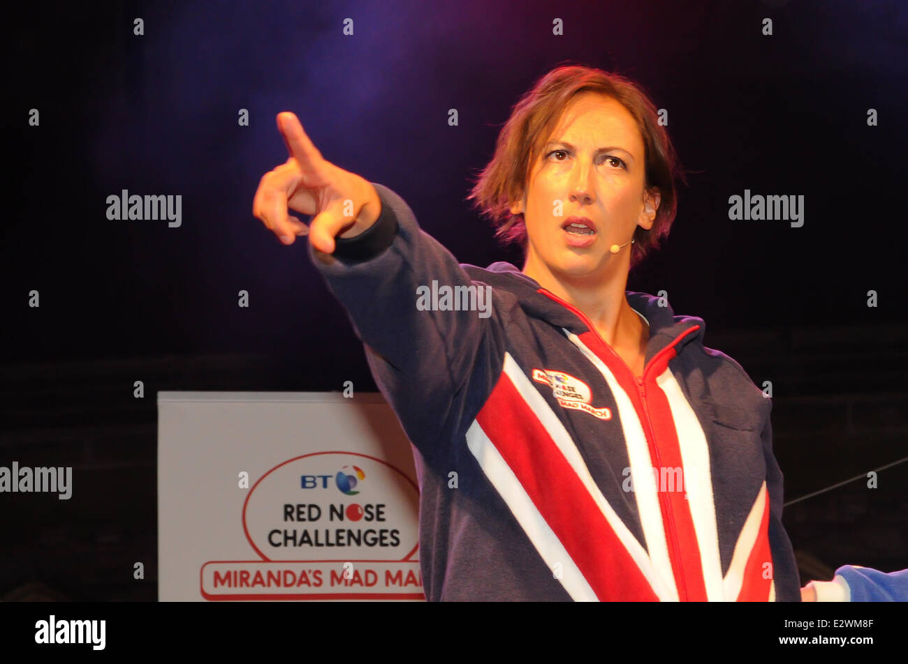 Miranda's Mad March - Red Nose challenge for Comic Relief 'Spice Up ...