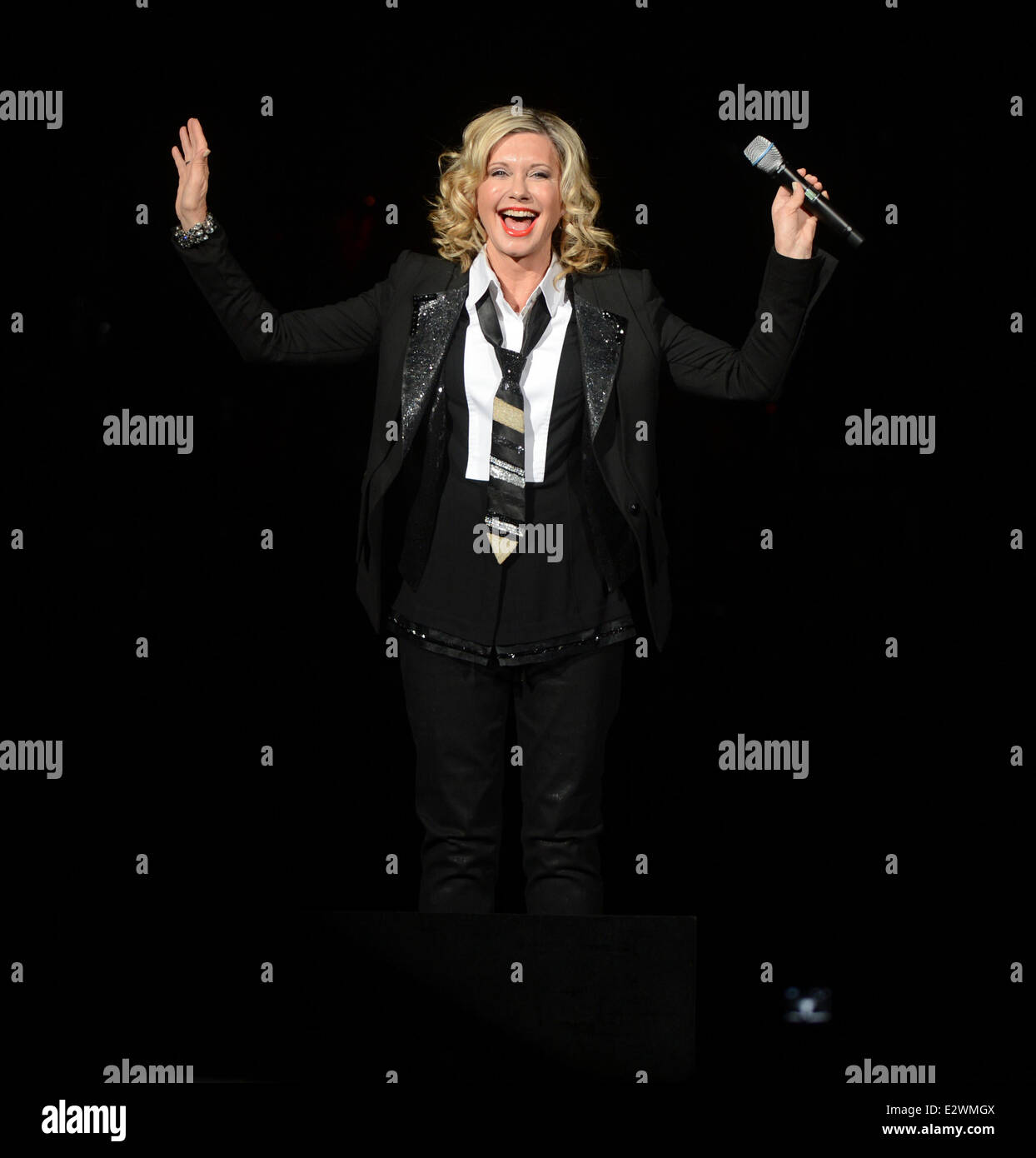 Olivia Newton-John performing live on stage at Royal Albert Hall Featuring: Olivia Newton-John ...