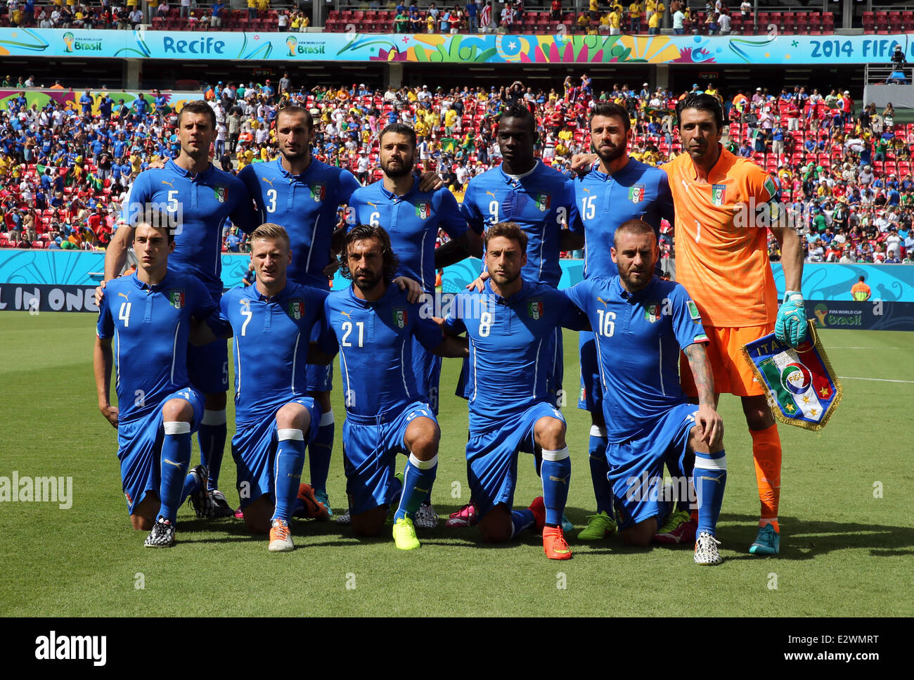 Recife, Brazil. 20th June, 2014. World Cup finals 2014. Group D match ...