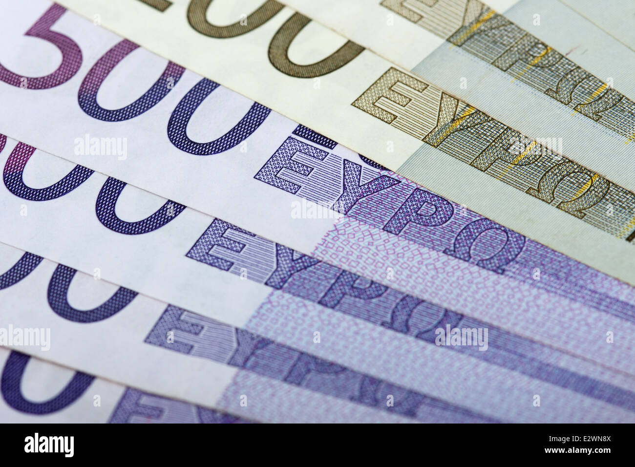 Background formed from different euro banknotes Stock Photo - Alamy