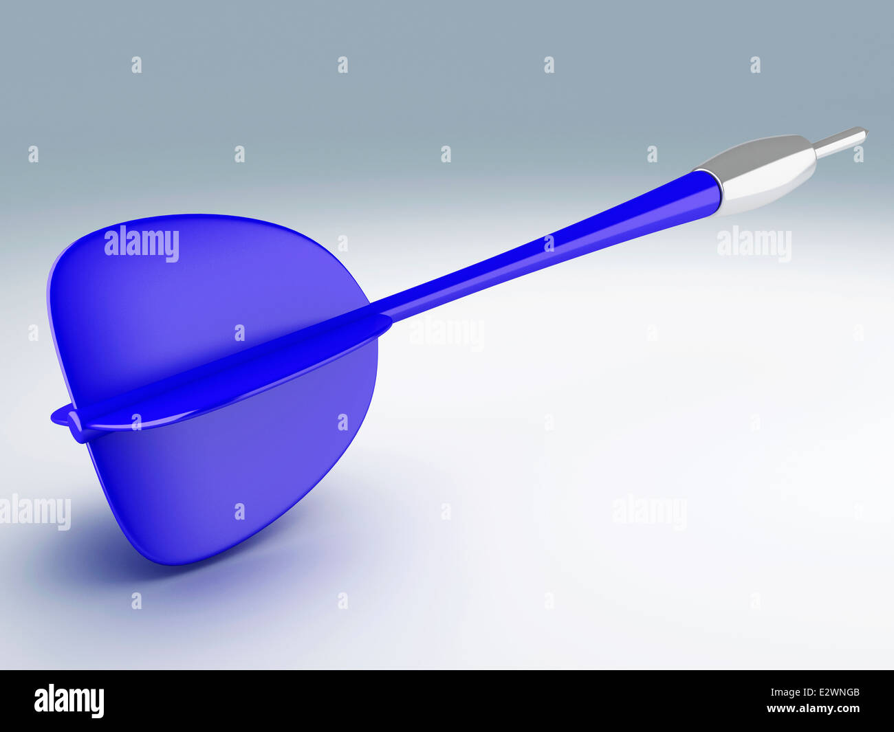image of blue dart. 3d illustration Stock Photo - Alamy