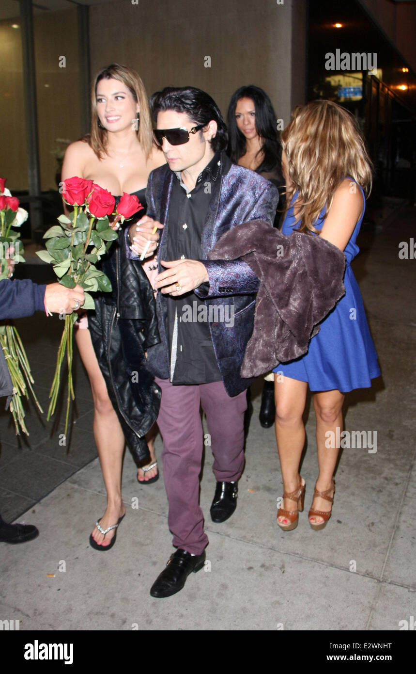 Celebrities outside Bootsy Bellows nightclub in West Hollywood ...