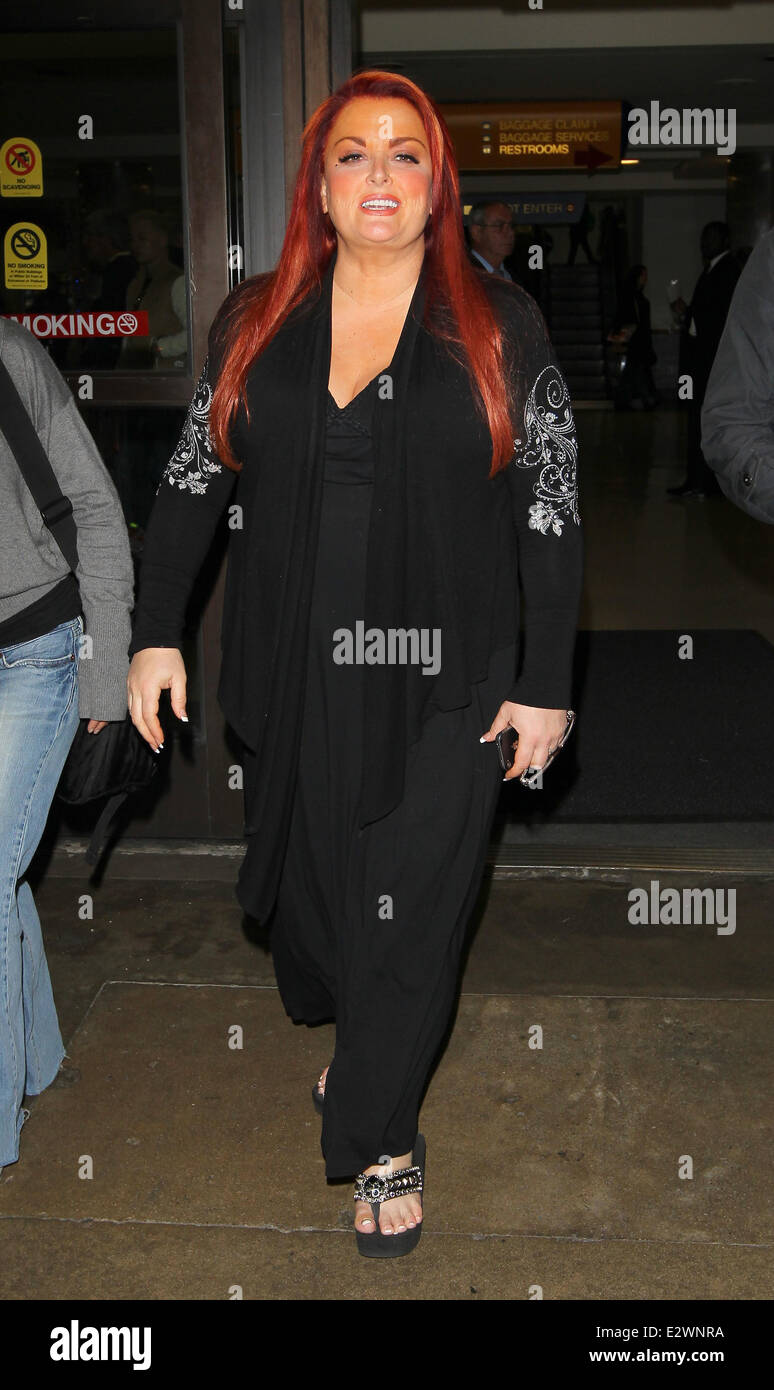 American Country music singer Wynonna Judd arriving at LAX Airport ...