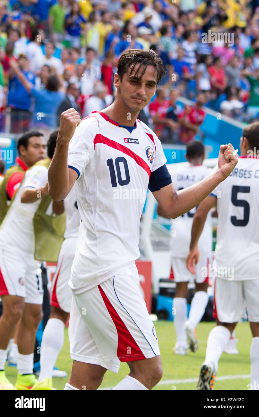Recife, Brazil. 20th June, 2014. Bryan Ruiz (CRC) Football/Soccer ...