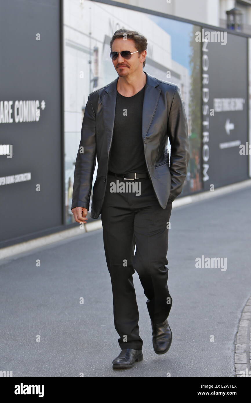 Charles Mesure seen shopping at The Grove in West Hollywood. Featuring ...