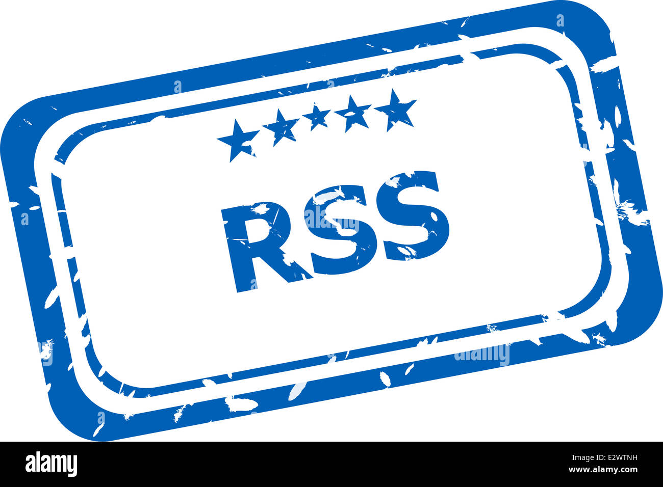 rss grunge rubber stamp isolated on white Stock Photo - Alamy