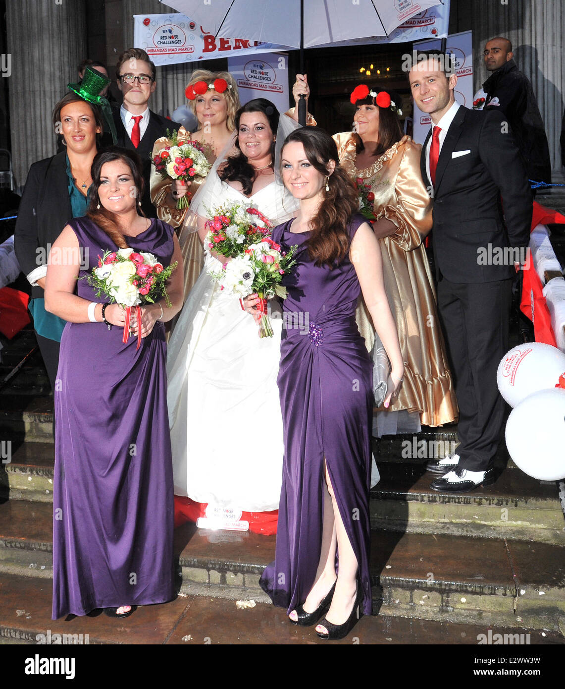 The BT Red Nose Challenge: Miranda's Mad March - Finish - held at ...