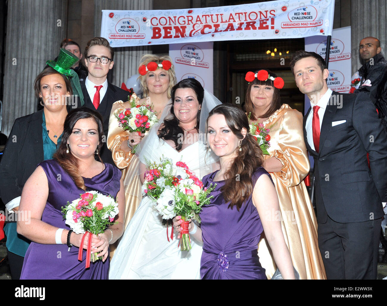 The BT Red Nose Challenge: Miranda's Mad March - Finish - held at ...