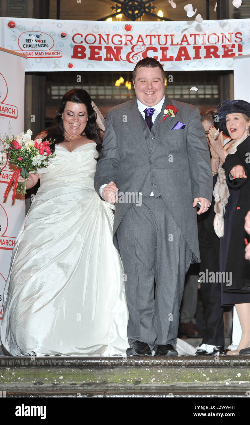 The BT Red Nose Challenge: Miranda's Mad March - finish at Westminster ...