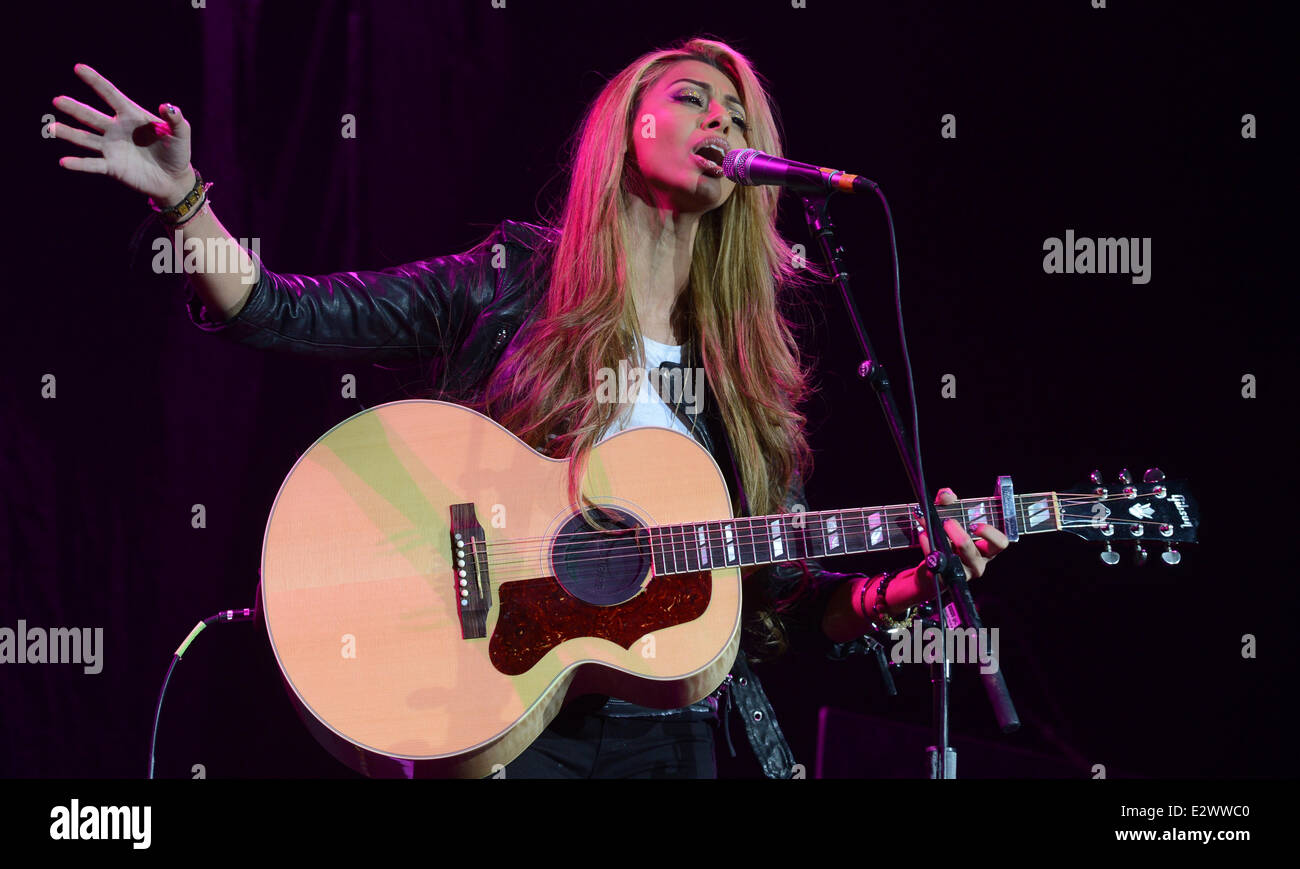 Celebrities performing in concert at the O2 Arena Featuring: Sonna ...