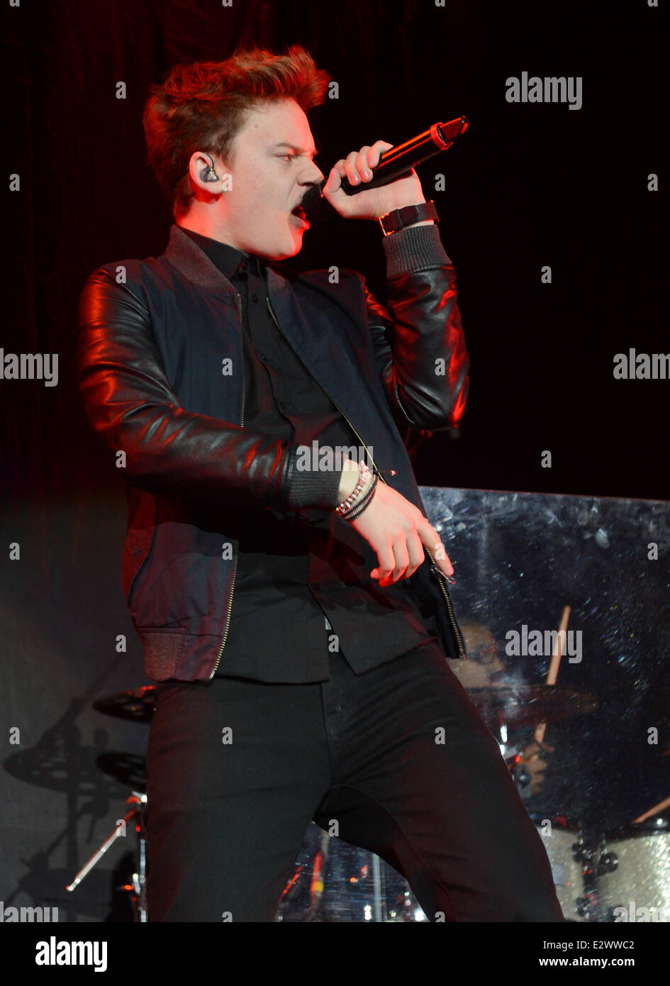 Celebrities performing in concert at the O2 Arena Featuring: Conor ...