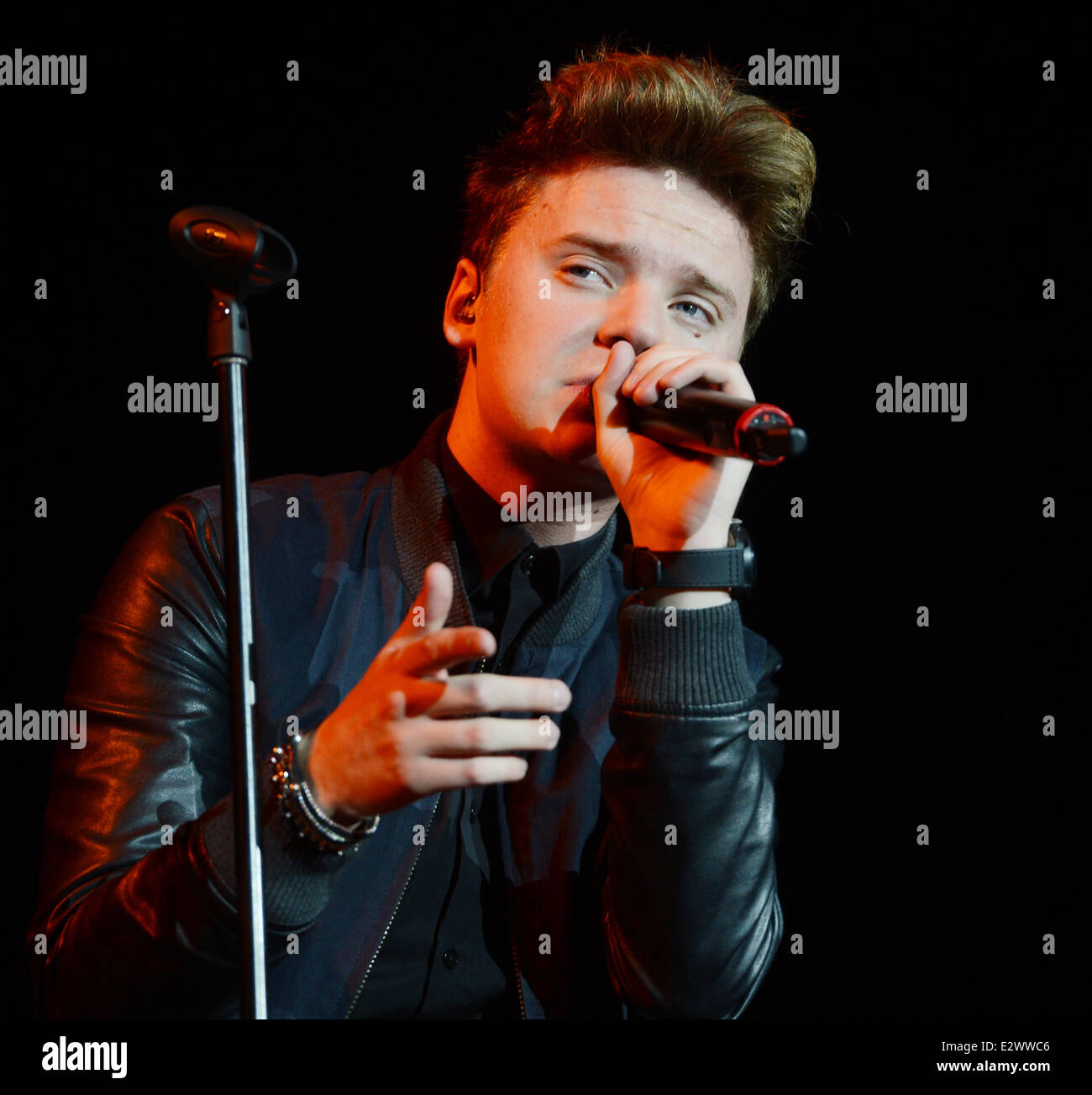 Celebrities performing in concert at the O2 Arena Featuring: Conor ...