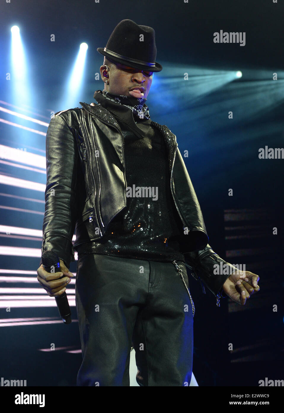 Celebrities performing in concert at the O2 Arena Featuring: Ne-Yo ...