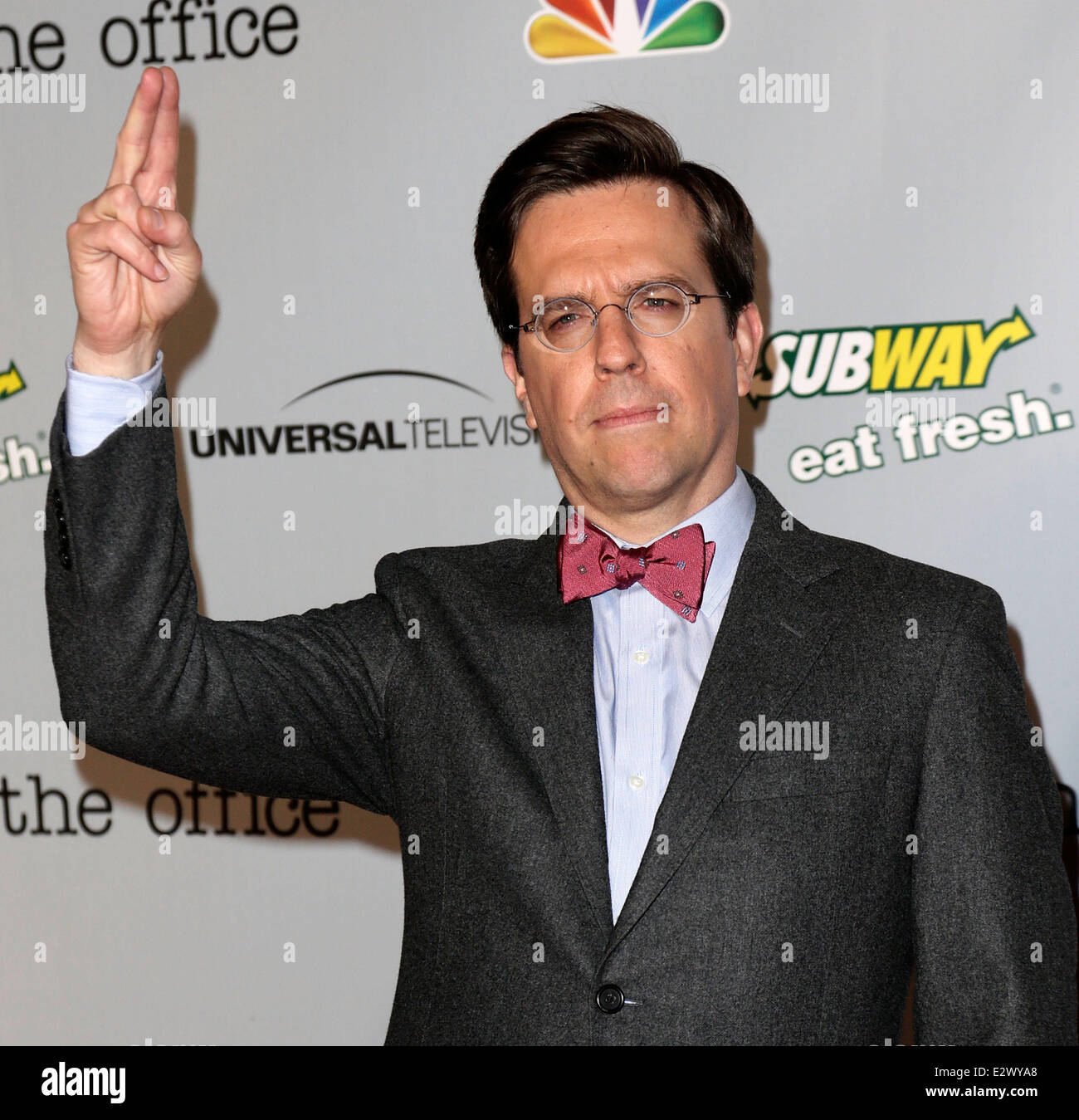 'The Office' series finale wrap party at Unici Casa Featuring: Ed Helms ...