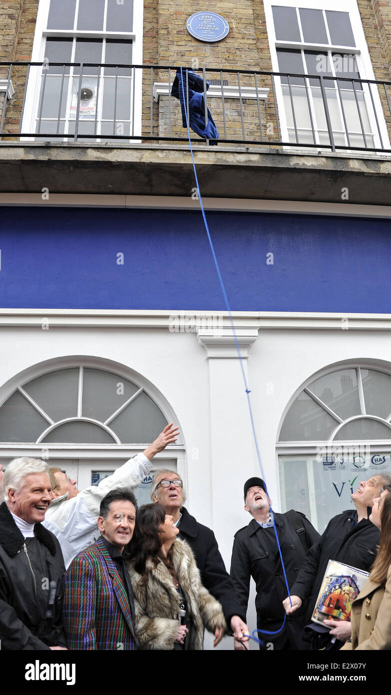 A blue plaque funded by the Heritage Fund is unveiled on London's Baker ...