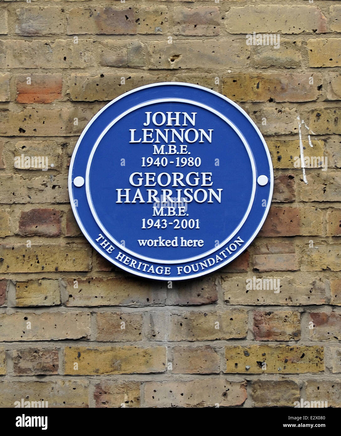 Blue plaque john lennon hi-res stock photography and images - Alamy