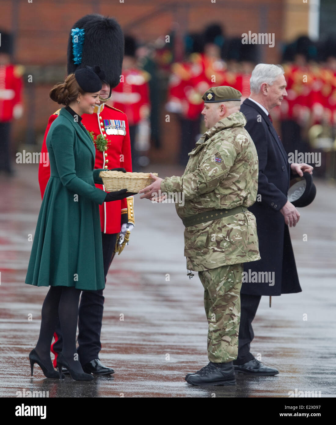 Royal barracks catherine kate middleton hi-res stock photography and ...