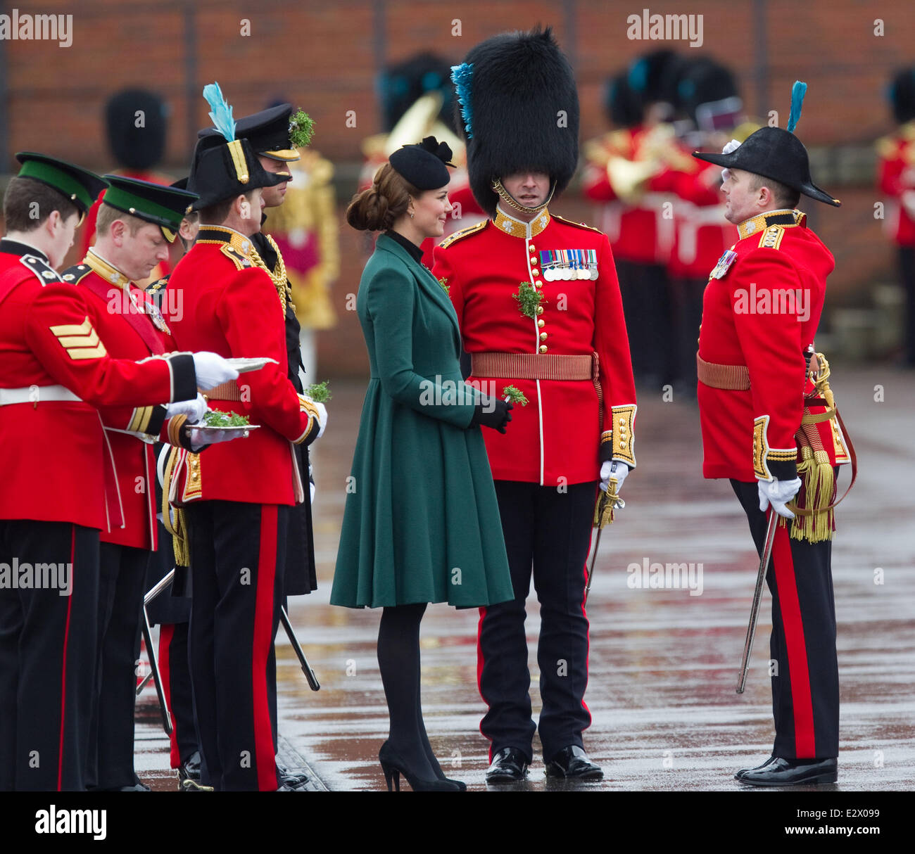 Royal barracks catherine kate middleton hi-res stock photography and ...