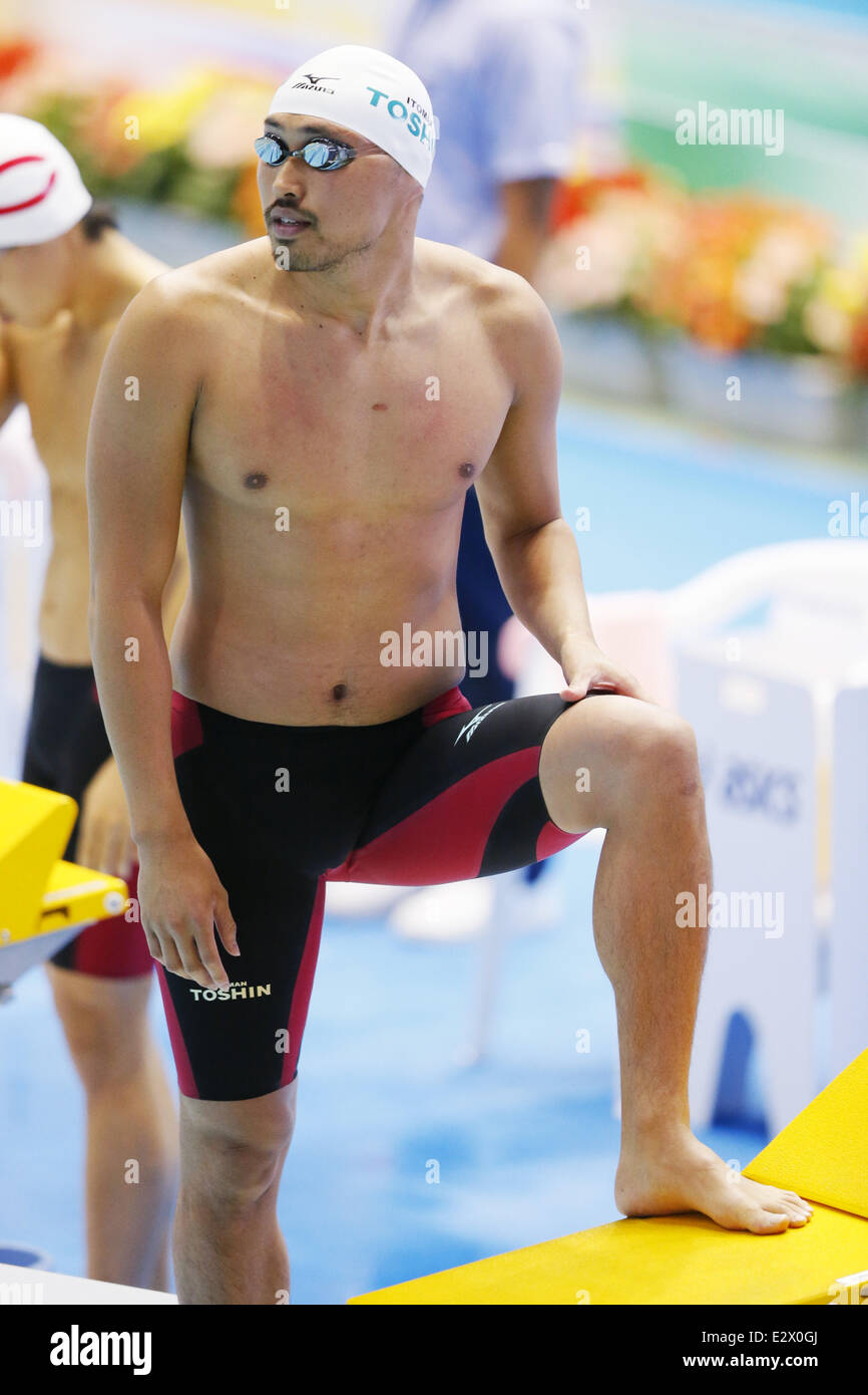 Shinri Shioura JUNE 20, 2014 - Swimming : JAPAN OPEN 2014, Men's 200m ...