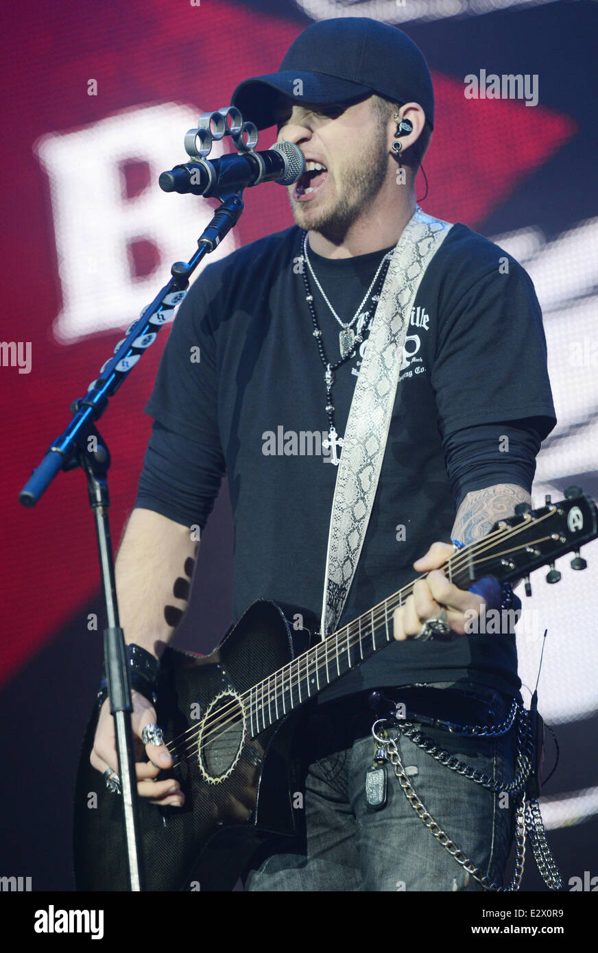 Brantley Gilbert performs at "C2C: Country to Country" at O2 Arena ...