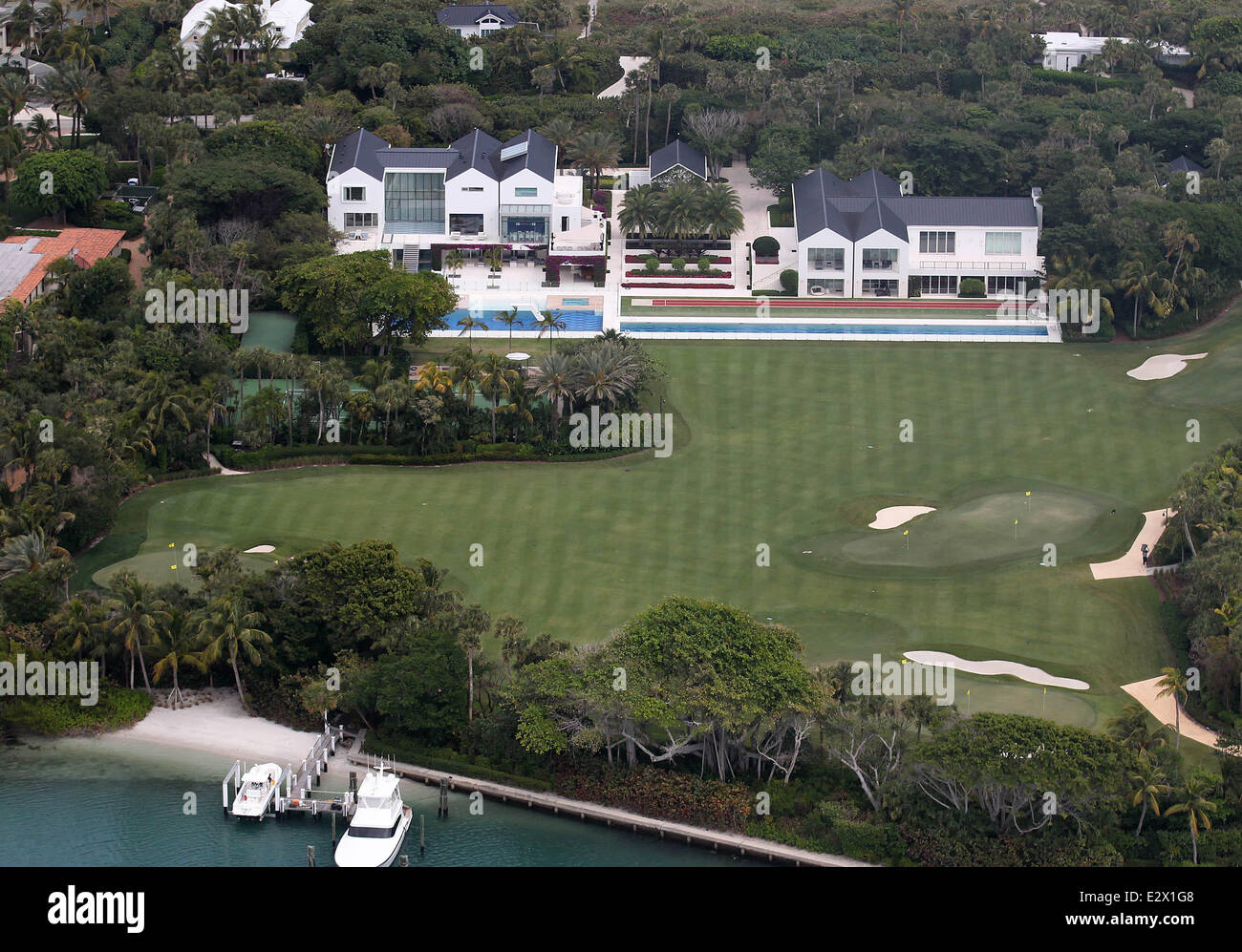 Aerial views of Tiger Woods' new USD 60,000,000 mansion Featuring ...