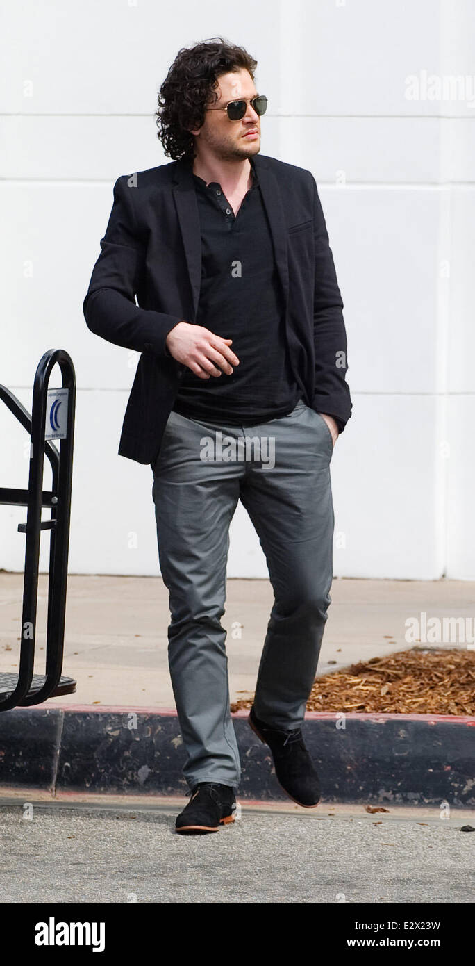 Kit Harington heads for a taping on Extra TV at The Grove in West ...