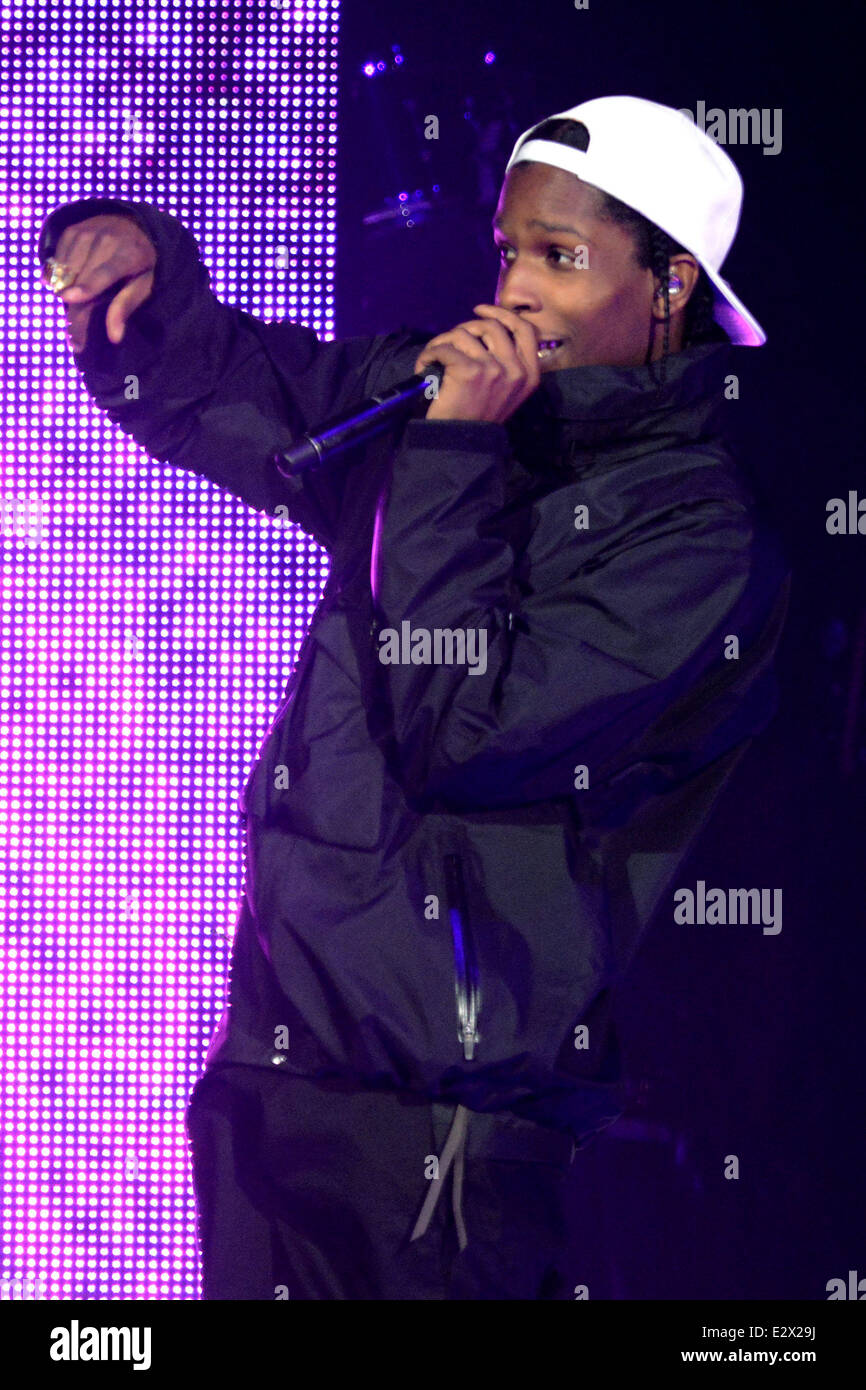 ASAP Rocky performs at the Air Canada Centre as opening support for ...