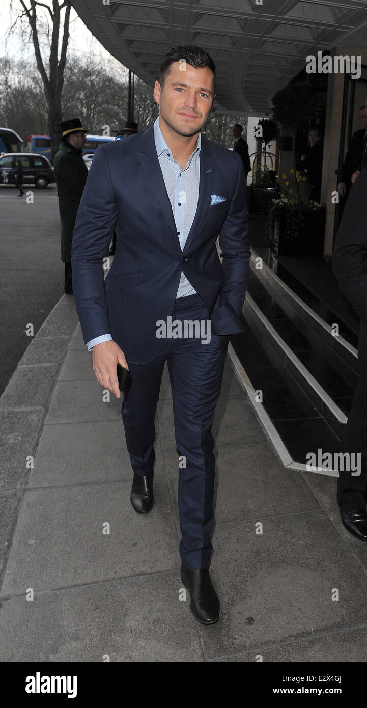 Celebrities leaving an event held at The Dorchester hotel Featuring ...