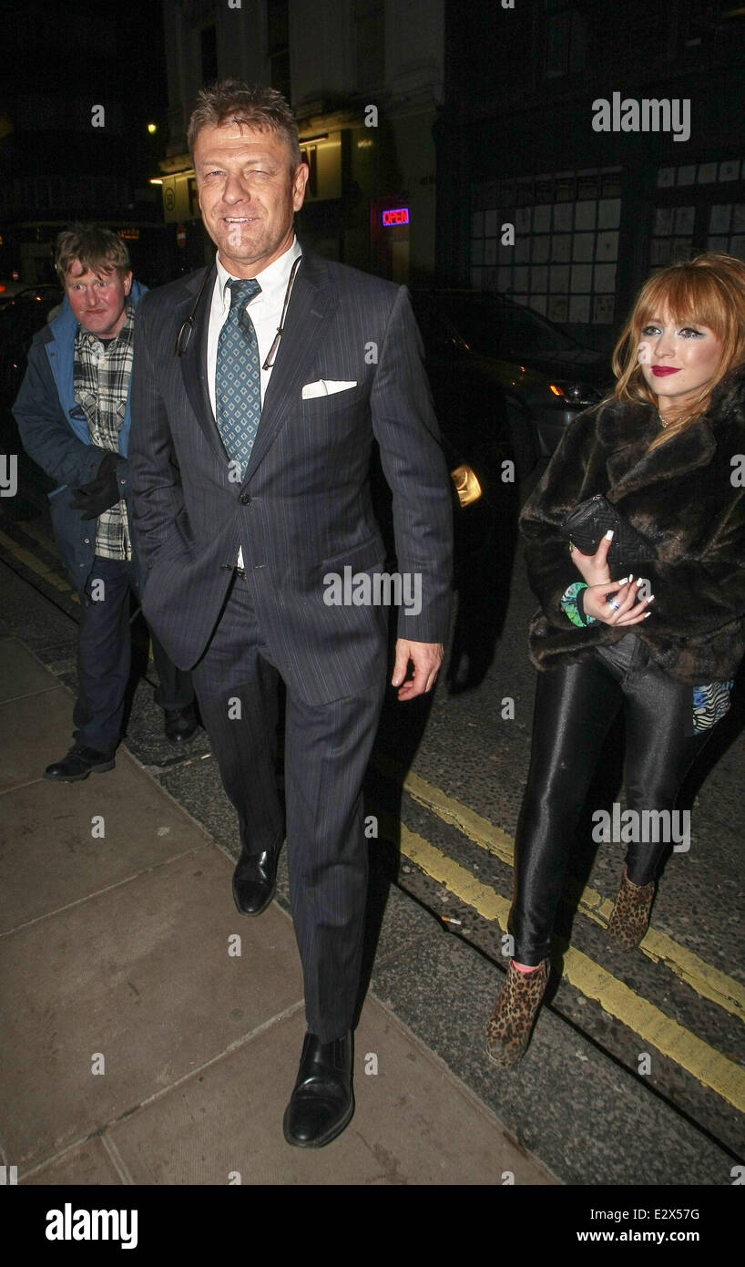 Sean Bean and his daughter Molly outside the Groucho Club Featuring ...