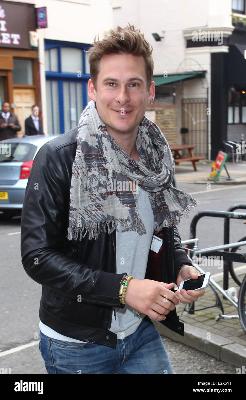 Celebrities arriving at the Riverside Studios to film 'Celebrity Juice ...