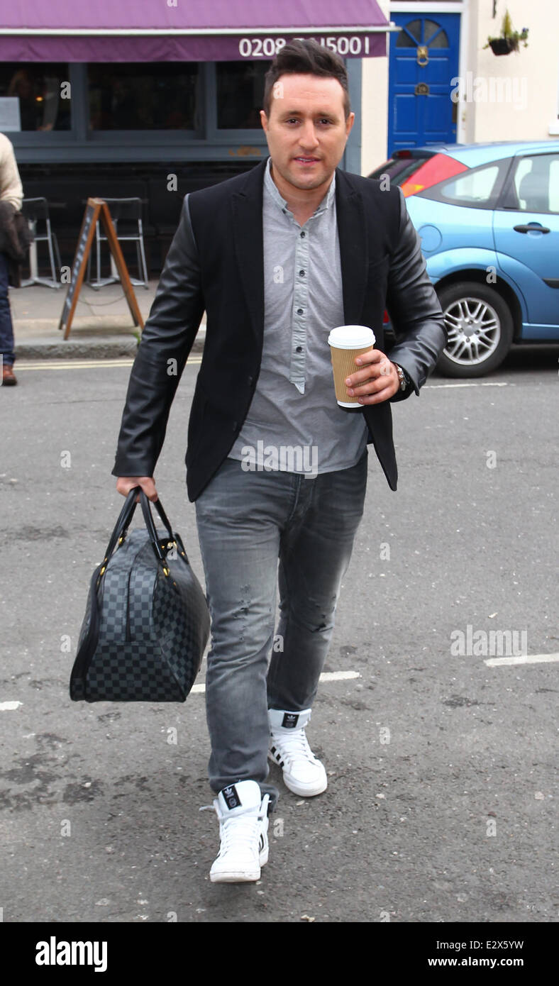 Celebrities arriving at the Riverside Studios to film 'Celebrity Juice ...