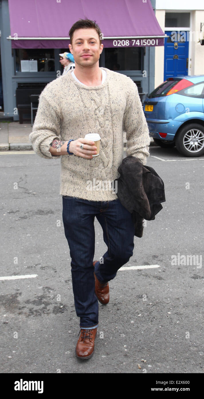 Celebrities arriving at the Riverside Studios to film 'Celebrity Juice ...