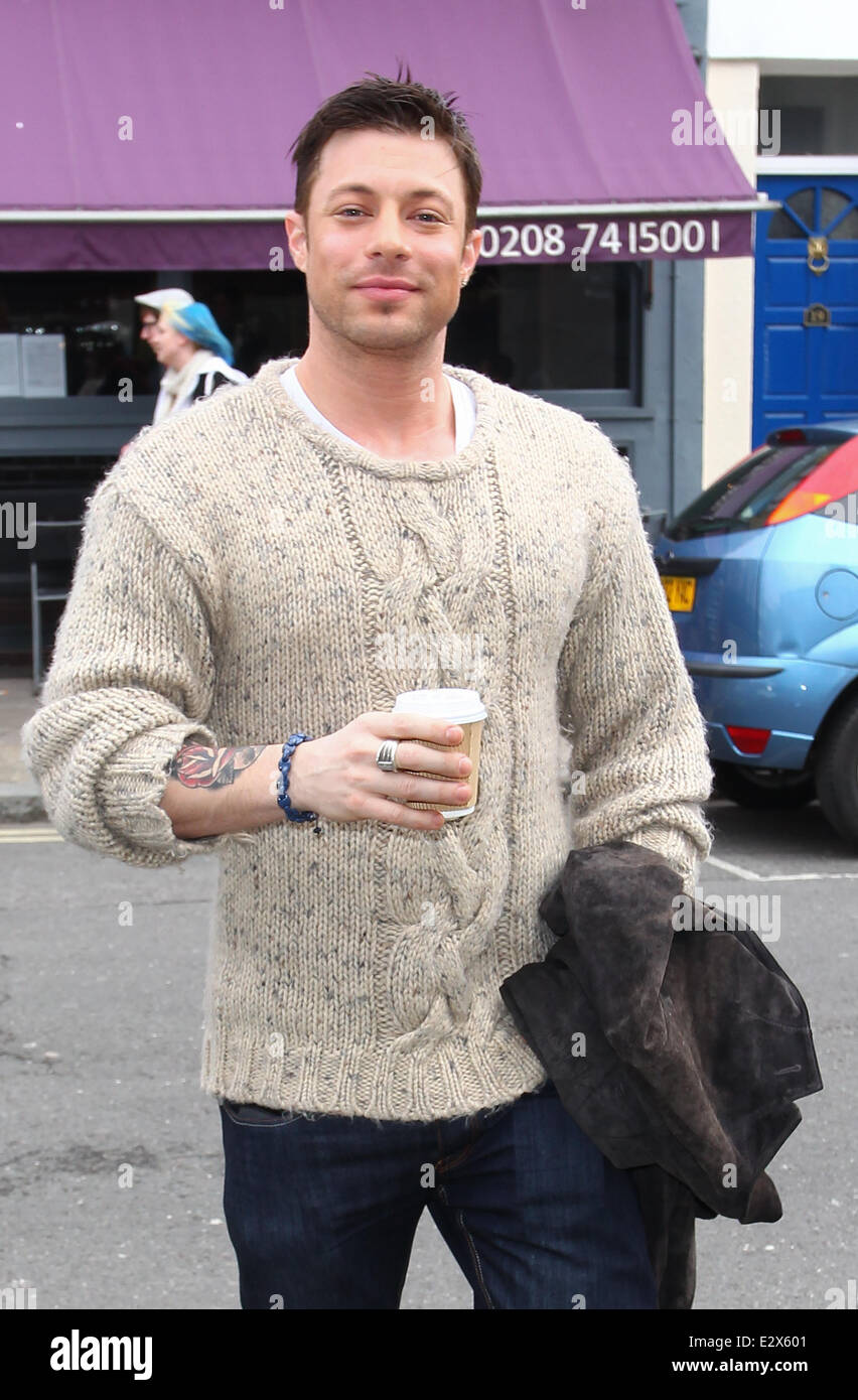 Celebrities arriving at the Riverside Studios to film 'Celebrity Juice ...