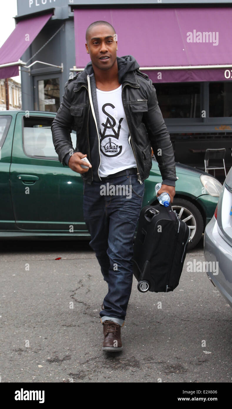 Celebrities arriving at the Riverside Studios to film 'Celebrity Juice ...