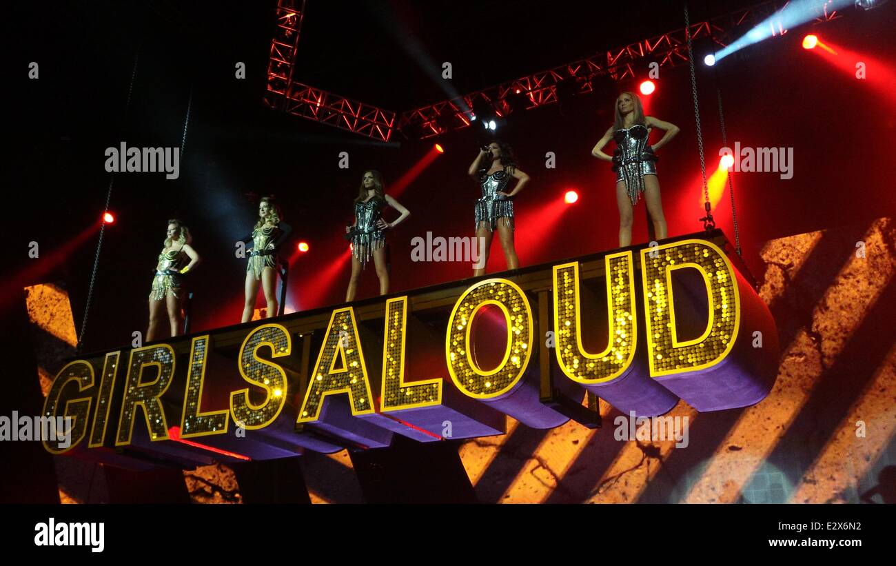 Girls Aloud performed their last ever concert together after ending ...